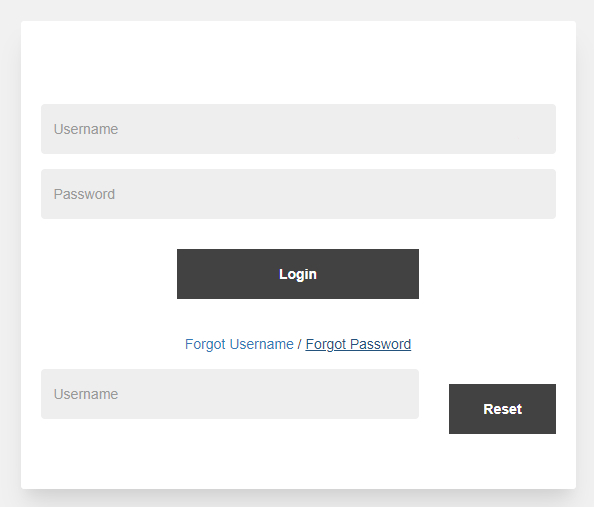 Forgotten Username/Password – FastTrackRTW